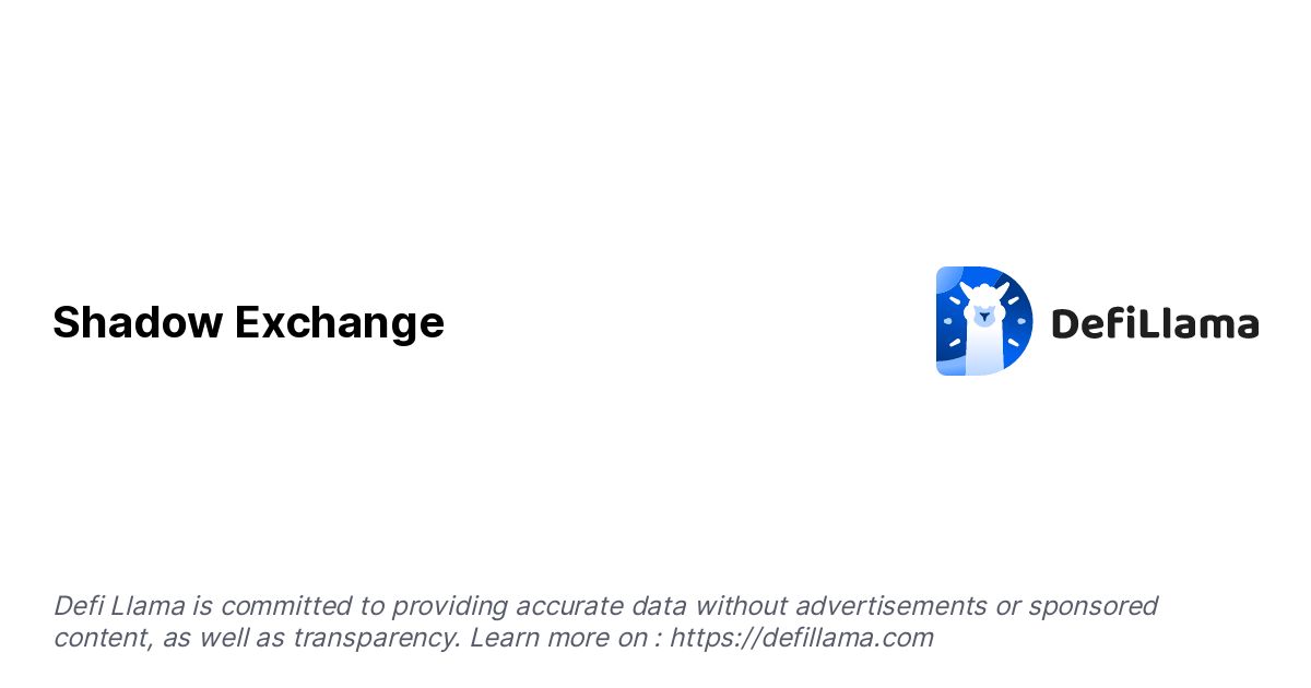 Shadow Exchange SHADOW Token Unlocks & Vesting Schedules - DefiLlama